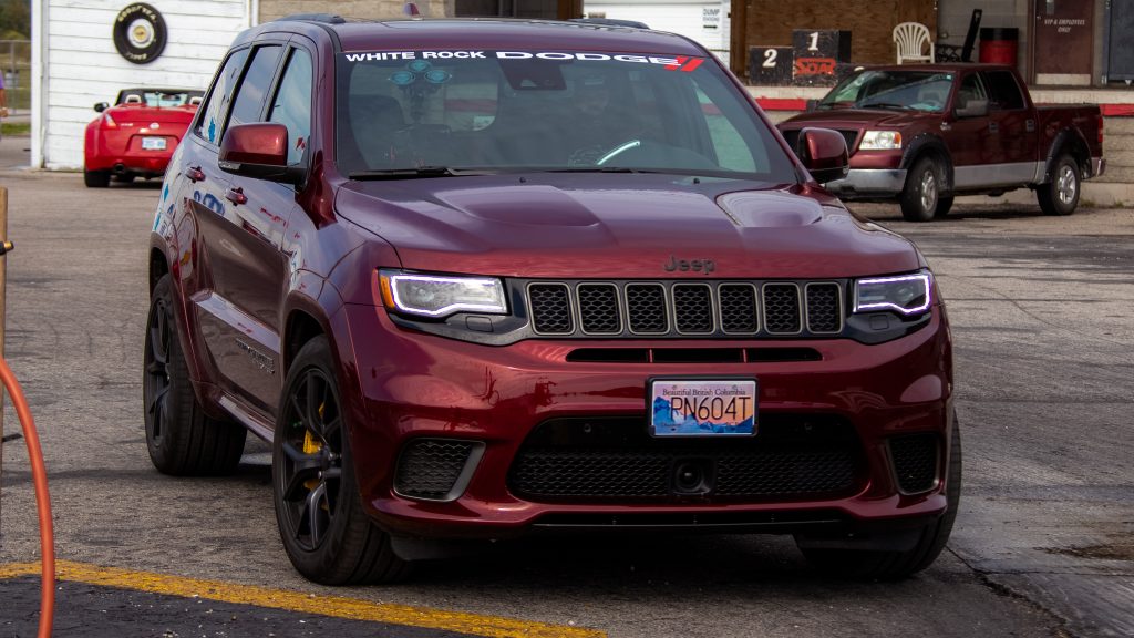 Drag Racing Our Trackhawk In Ontario After An Across Country Trip ...