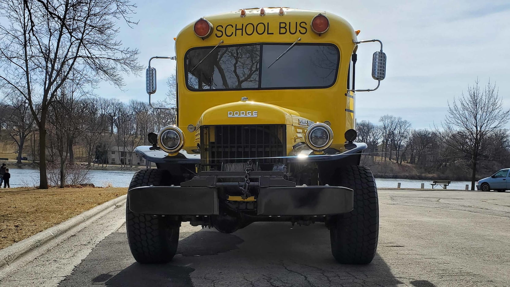 This Awesome Hellcat-Powered Power Wagon School Bus, Could Be Yours ...