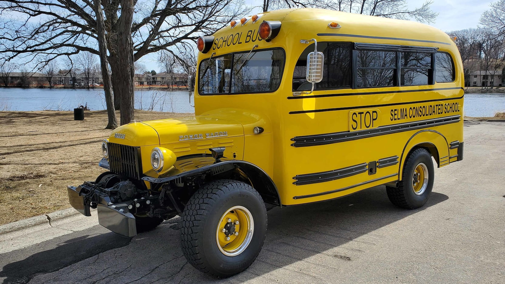 This Awesome Hellcat-Powered Power Wagon School Bus, Could Be Yours ...