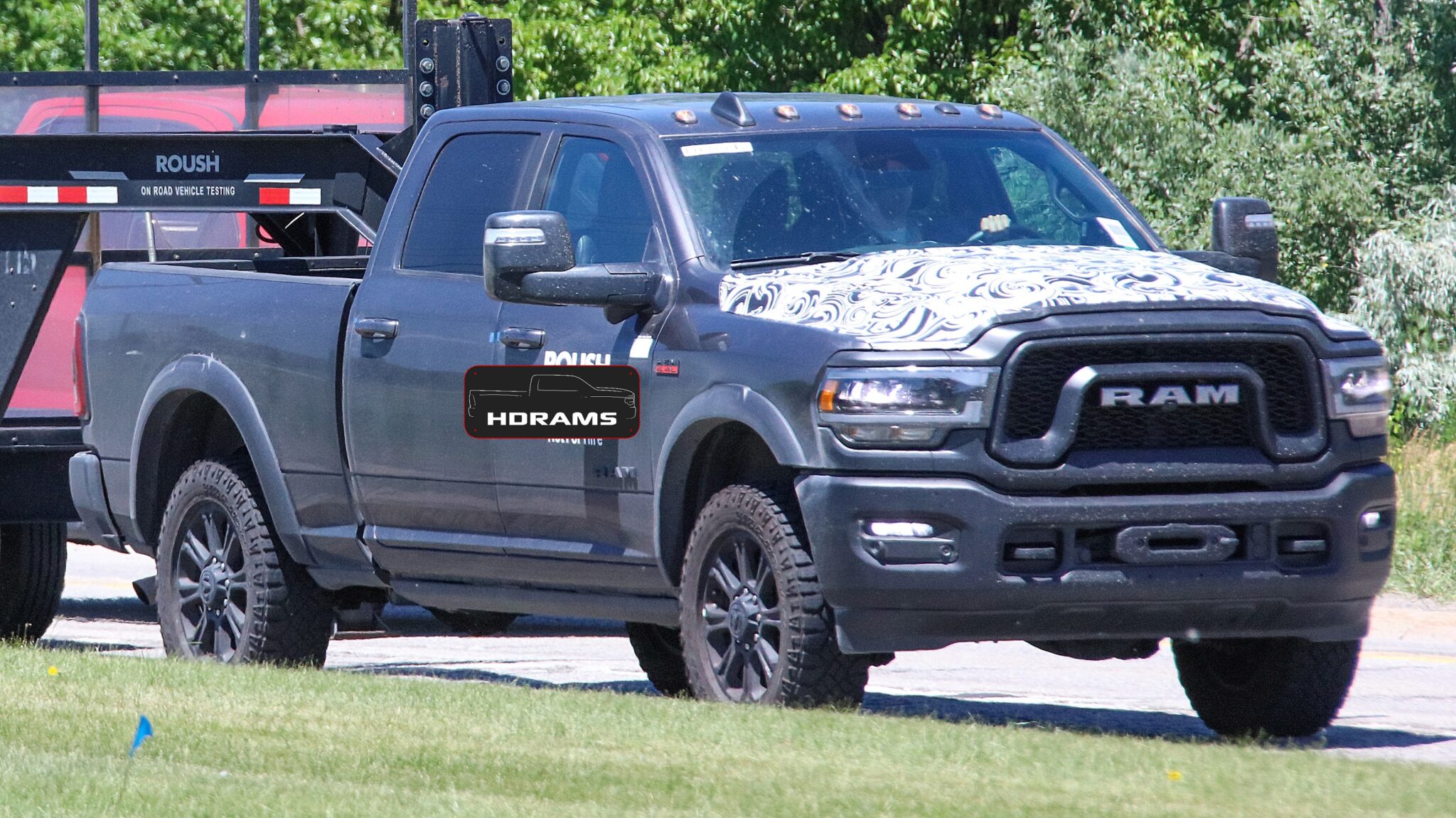 CAUGHT: 2021 Ram 1500 Rebel TRX Mule Testing On The Streets ...