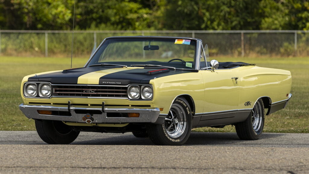 AUCTION: 440-Powered 1969 Plymouth GTX Convertible In Sunfire Yellow ...