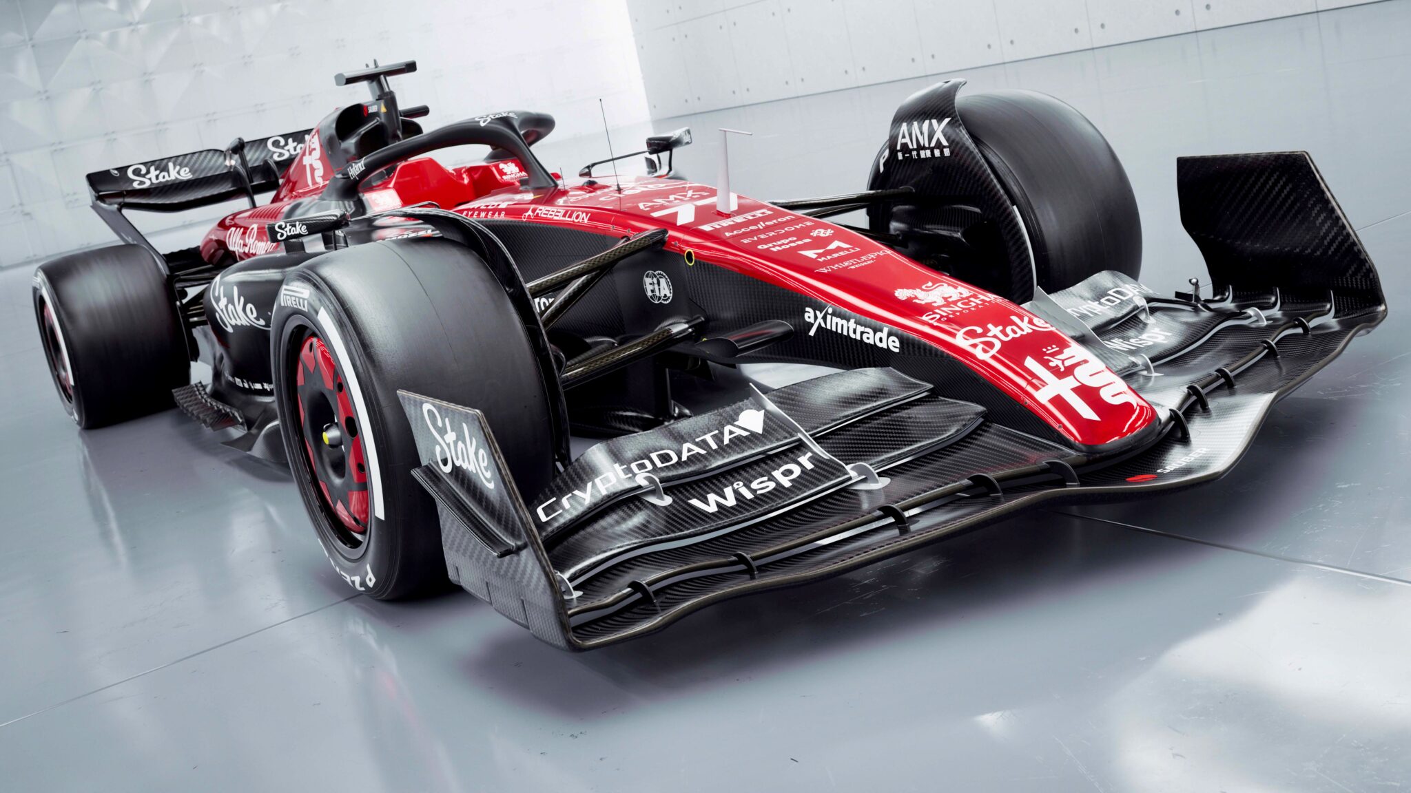 Alfa Romeo F1 Stake Pulls The Covers Off Of Its New 2023 C43 Race Car ...