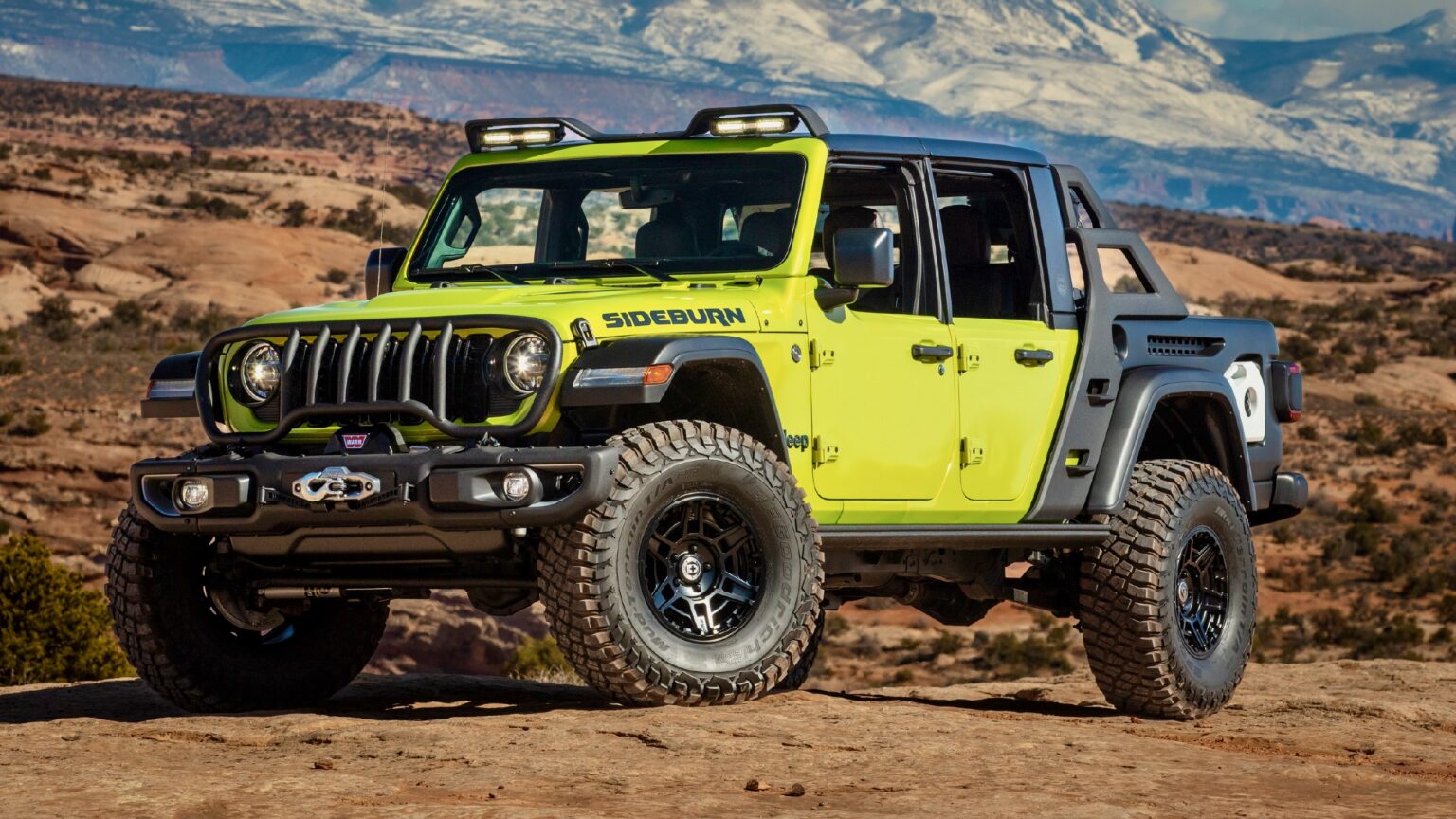 Jeep® Rocks Easter Jeep Safari with Gladiator Sideburn Concept