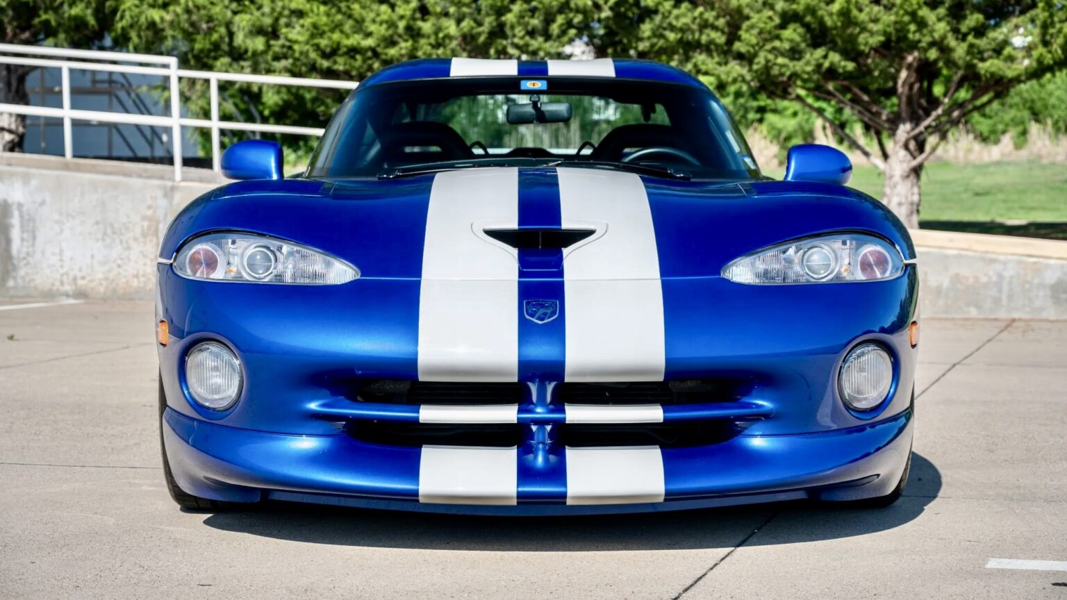 AUCTION: 1996 Dodge Viper GTS Coupe with 8,600 Miles