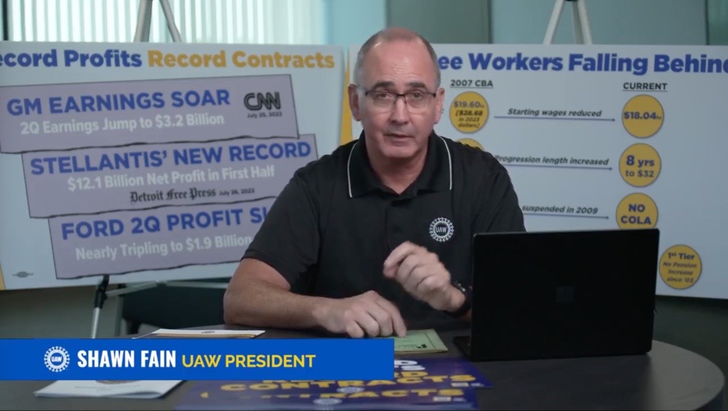 Stellantis Accused Of Unfair Practices By UAW President