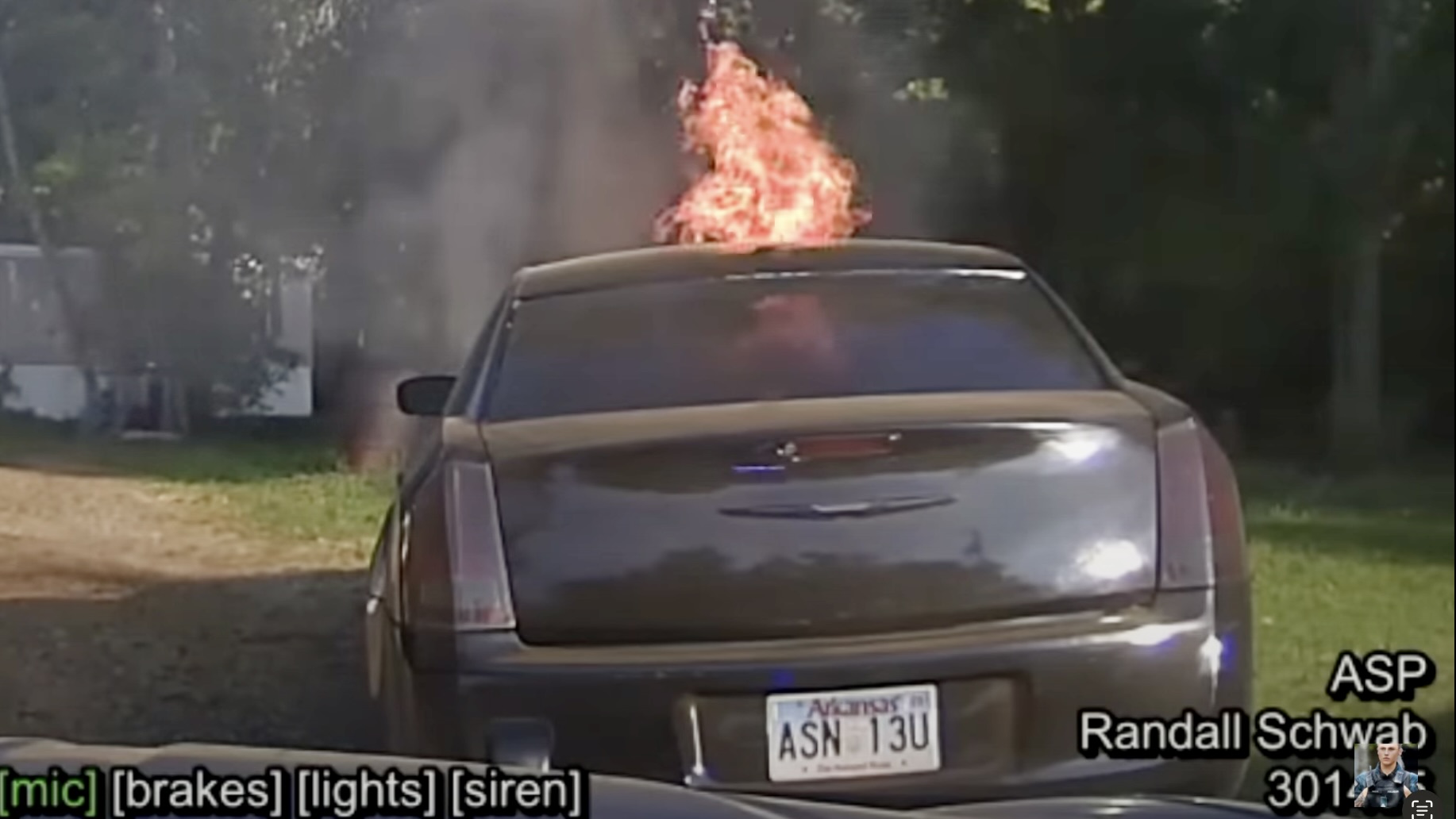 Chrysler 300 SRT Involved In Several Chases, Goes Up In Flames ...