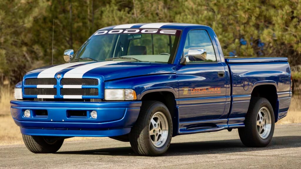 1996 Dodge Indy 500 Pace Truck Prototype Is Going To Auction