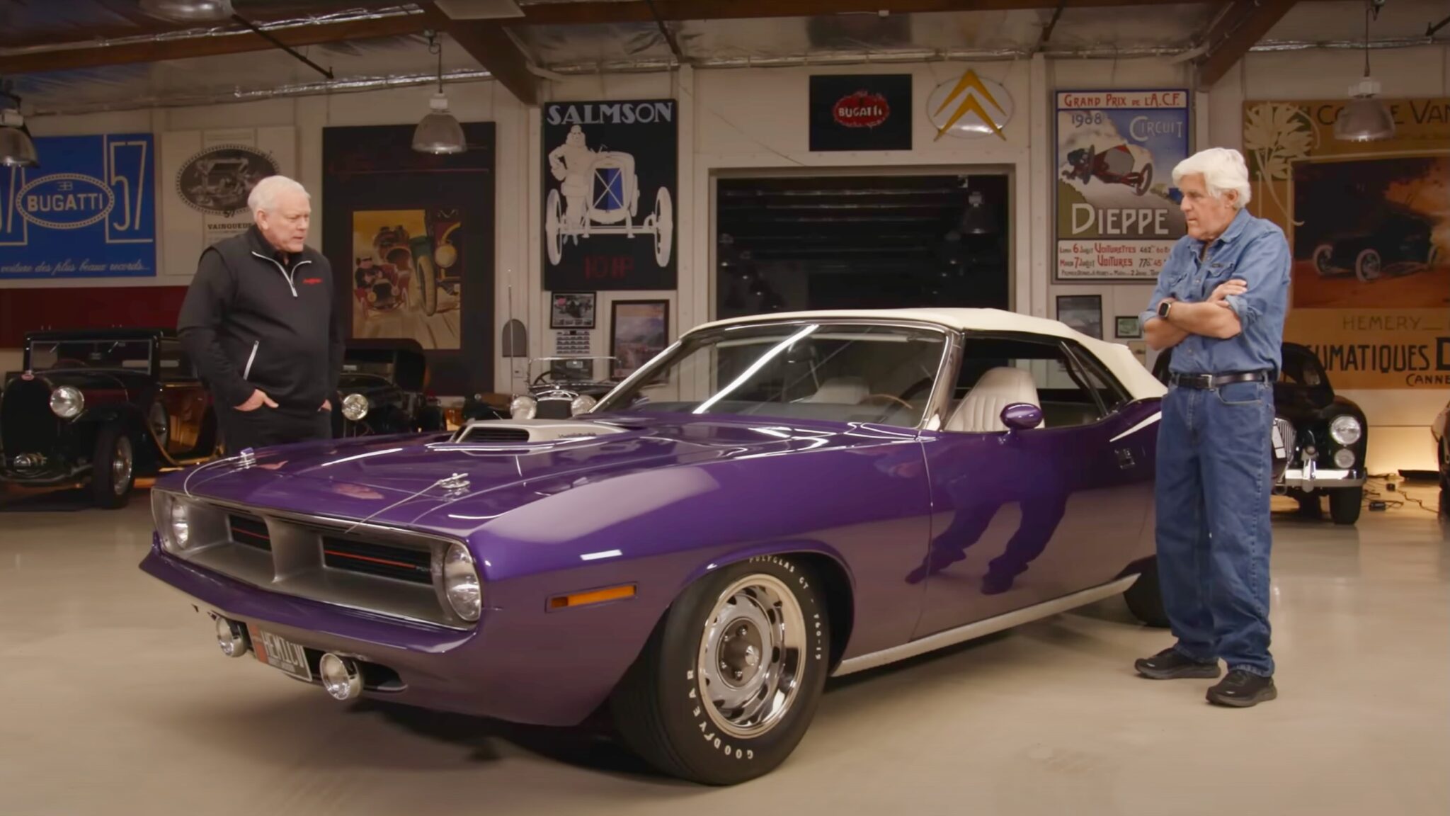 Craig Jackson Takes His 1970 HEMI® Cuda To Jay Leno's Garage
