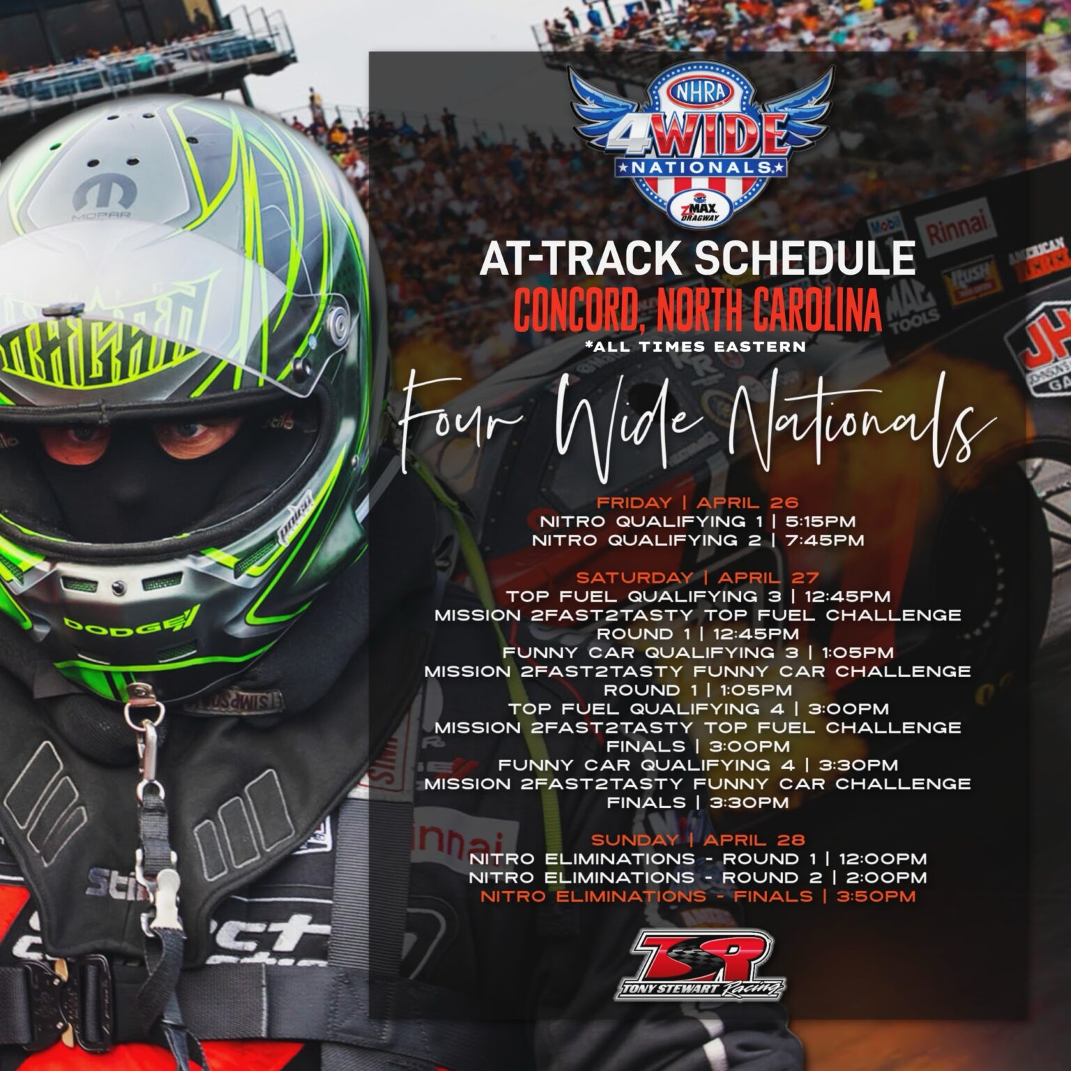 TSR Nitro Teams Gear Up For Second Weekend Of 4-Wide Racing - MoparInsiders