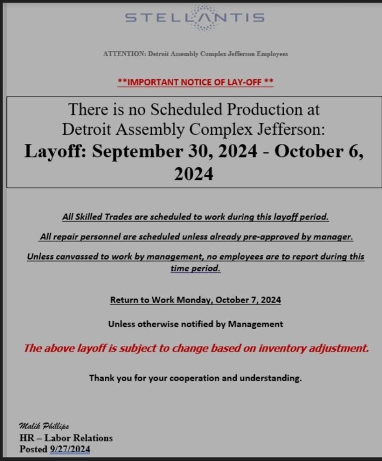 Stellantis Halts JNAP Production Amid Inventory Concerns