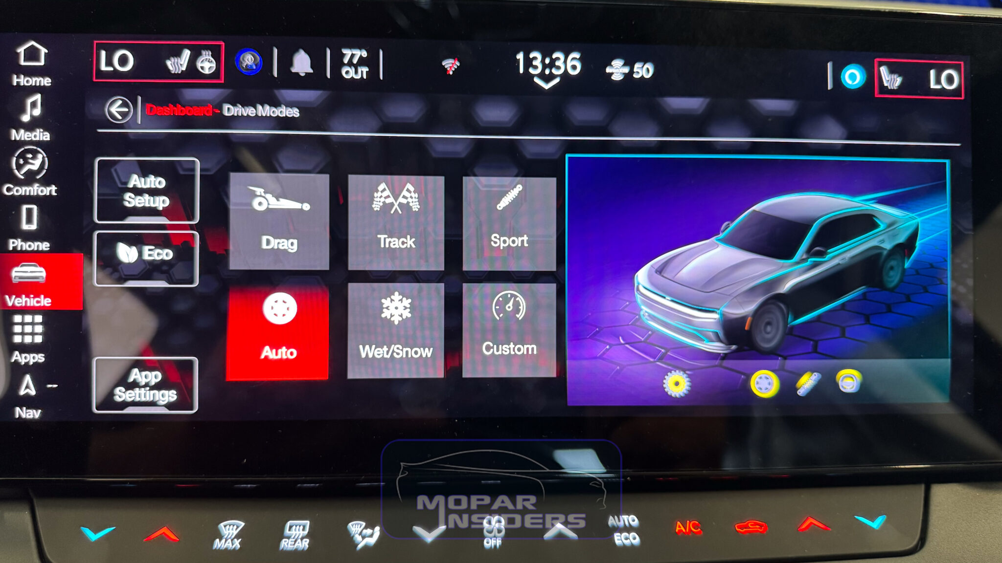 Stellantis Files Patent for New Launch Control System Interface