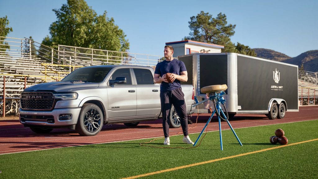 Ram and Former NFL Star J.J. Watt Unite for 'Wiser' Campaign ...