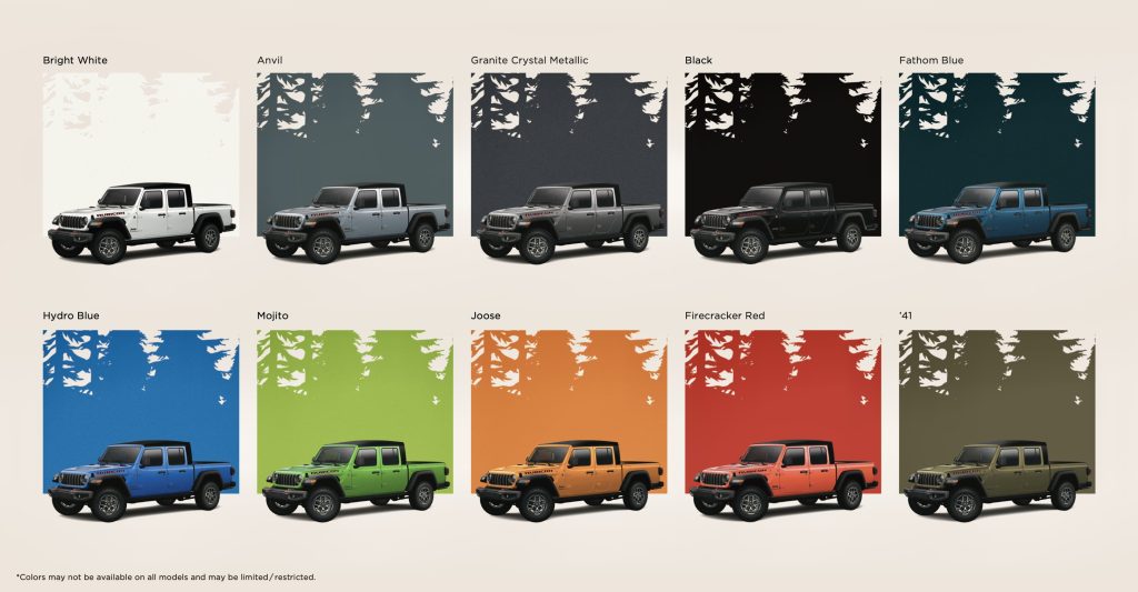 Jeep® Brings Back Bold Colors for 2025 Wrangler and Gladiator ...