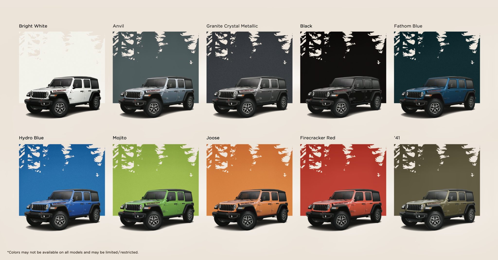 Jeep® Brings Back Bold Colors for 2025 Wrangler and Gladiator ...