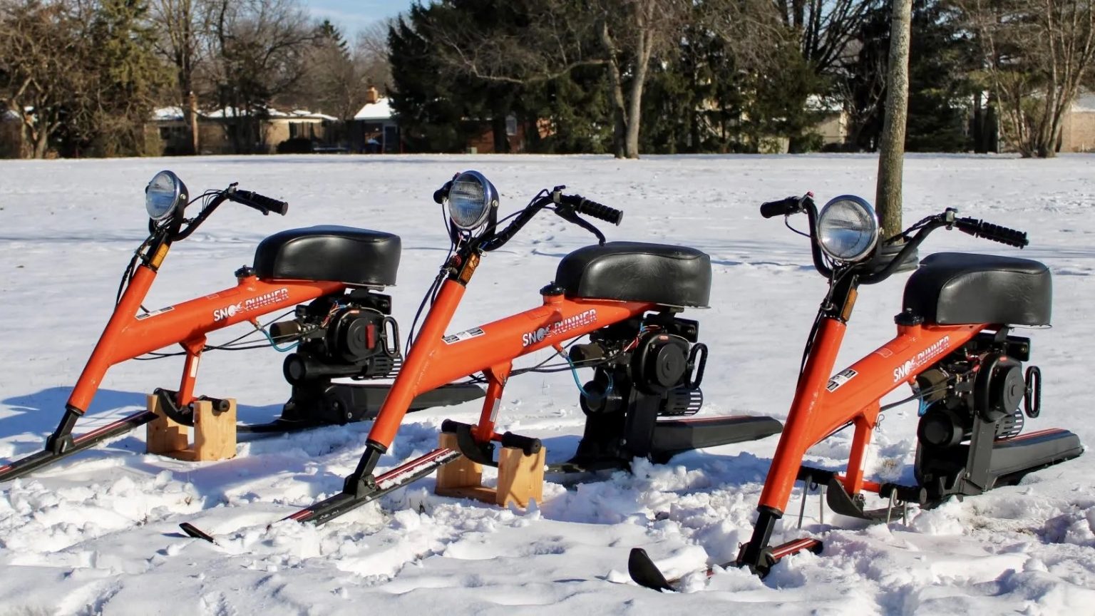 Chrysler's Forgotten Snow Bikes: Trio of Sno-Runners Up for Grabs ...