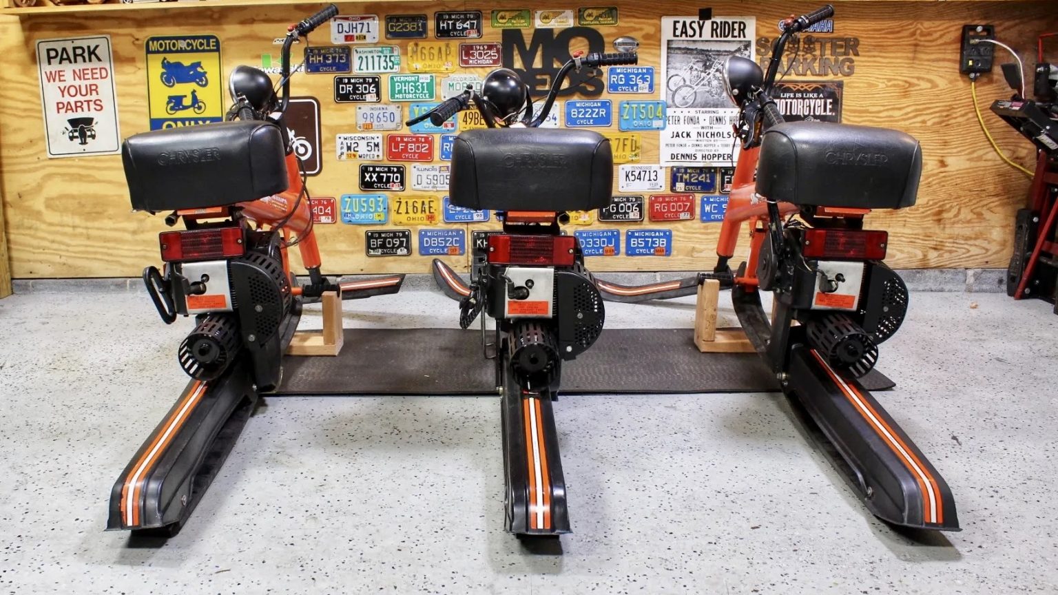 Chrysler's Forgotten Snow Bikes: Trio of Sno-Runners Up for Grabs ...